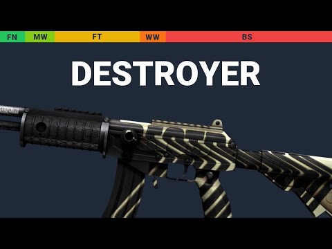 Galil AR Destroyer - Skin Float And Wear Preview - YouTube