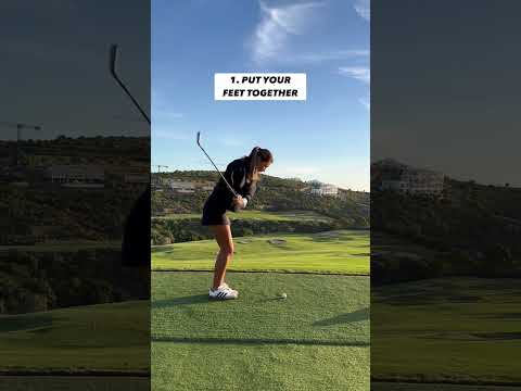 Want SOLID CONTACT every shot?!? Try this drill!!! #golf #golfdrill #golftips #shorts