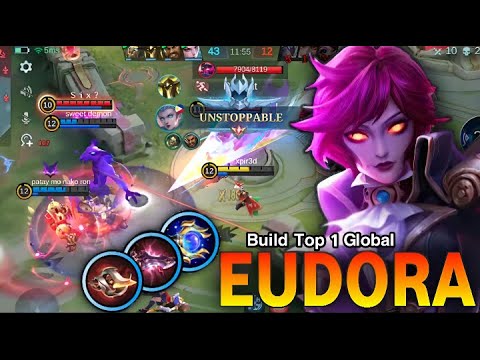 Eudora one shot one kill | Eudora best build 2024 | Build Top 1 Global ...