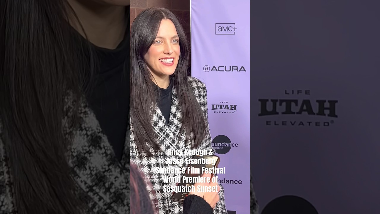Riley Keough & Jesse Eisenberg Sundance - Sasquatch Sunset #rileykeough ...