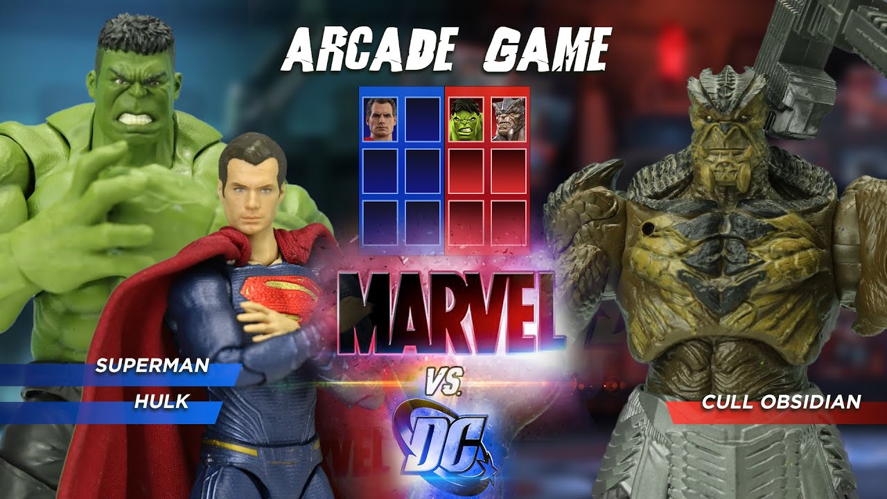 FIGURE Arcade Game Marvel vs DC - YouTube