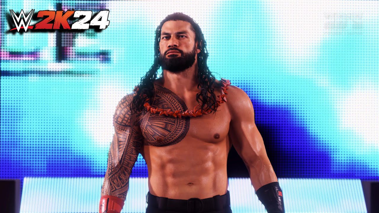 WWE 2K24 Entrance: Roman Reigns with Entrance Music | 4K RTX 4090 ...
