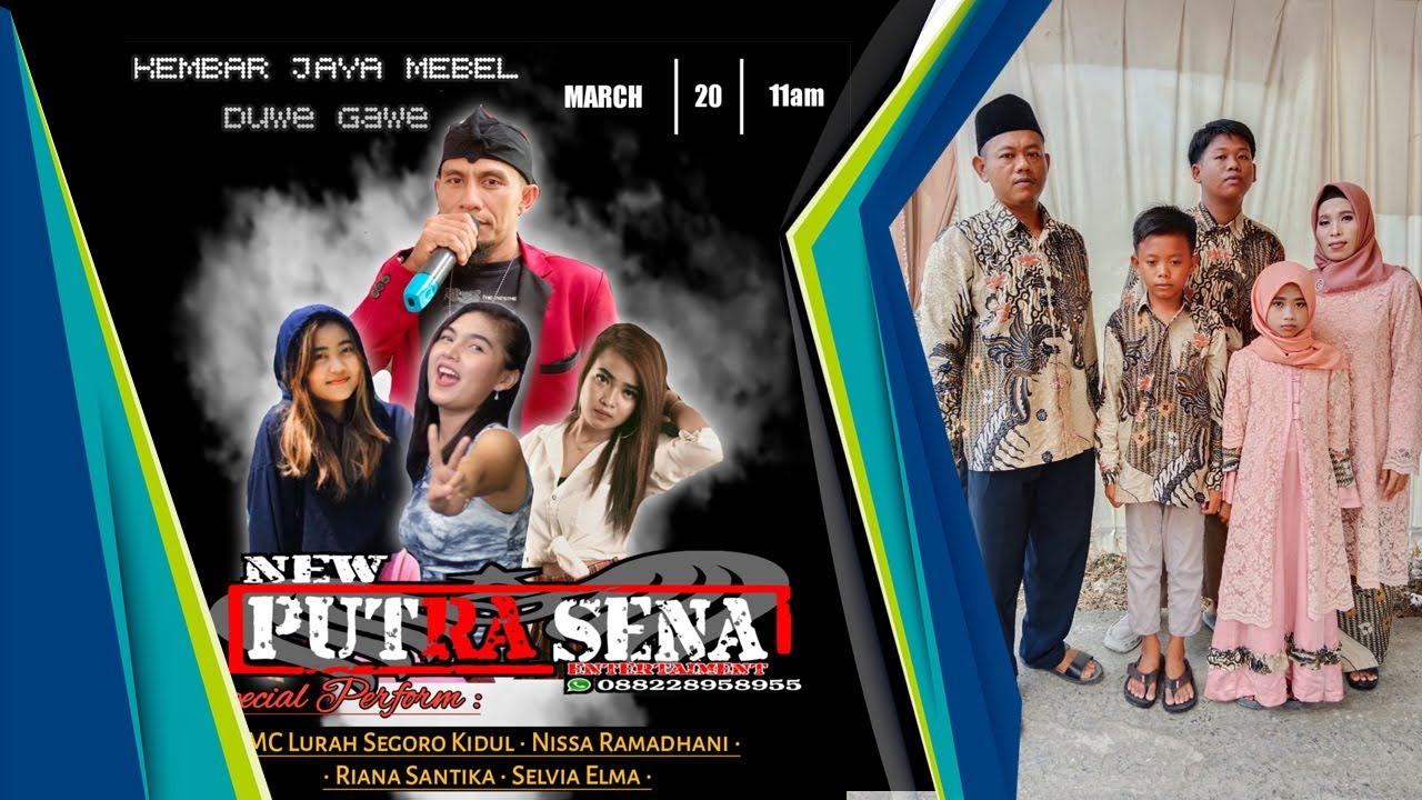 🔴LIVE!! New PUTRA SENA / Tasyakuran khitan LUTFI RISQI NUR ROHMAN / Ds ...