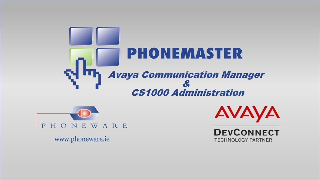 PhoneMaster 6 - Avaya Communication Manager and CS1000 administration ...