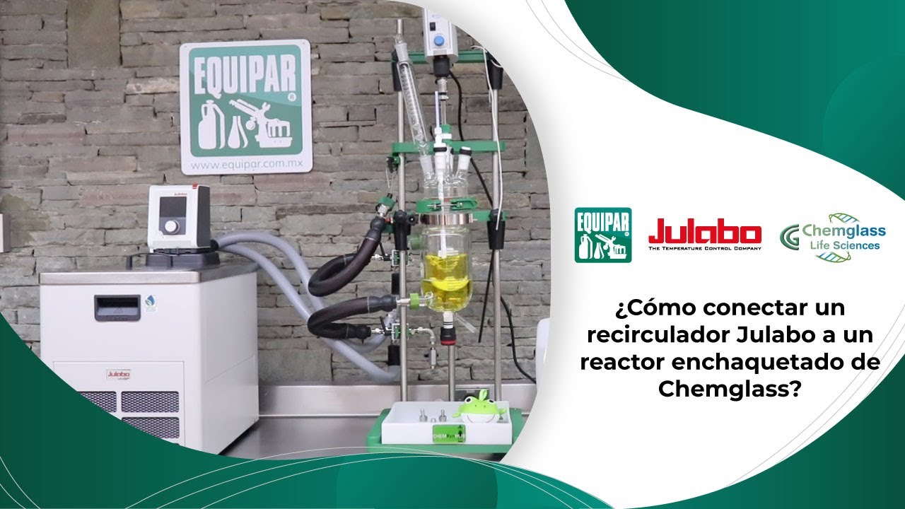 ¿Cómo conectar un recirculador Julabo a un reactor enchaquetado de ...
