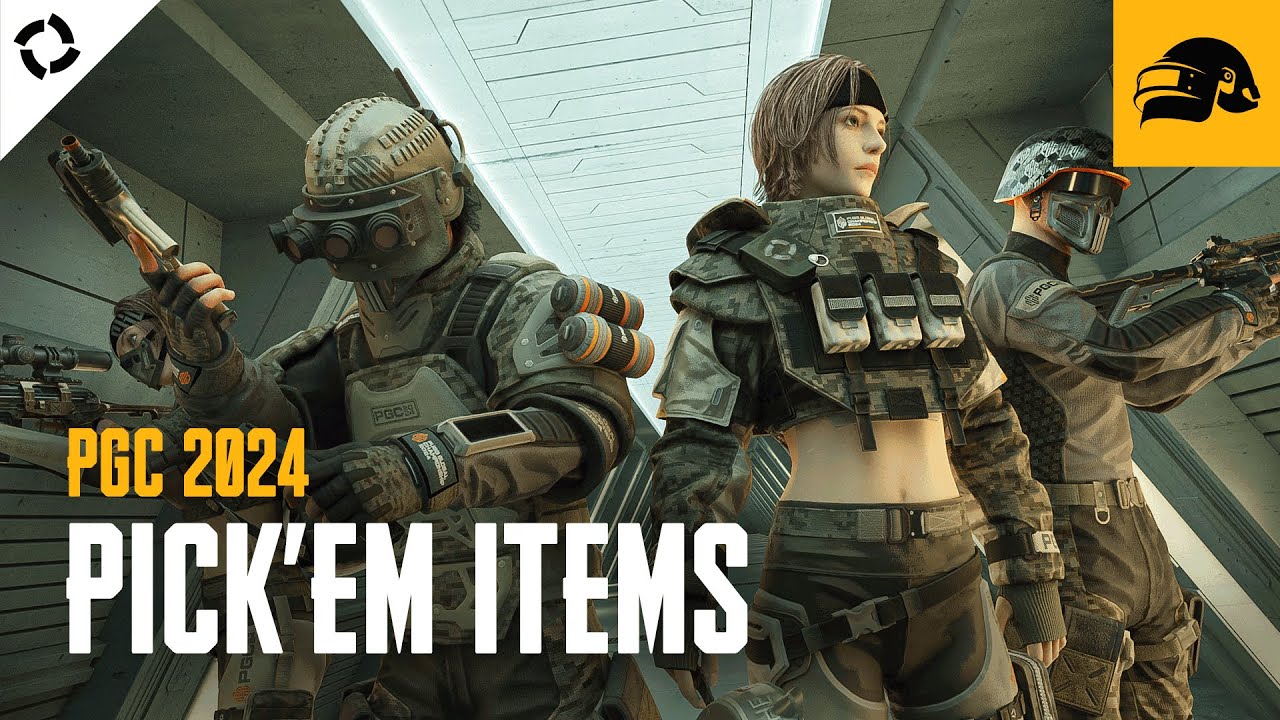 PUBG Global Championship 2024 Pick'em Items - YouTube