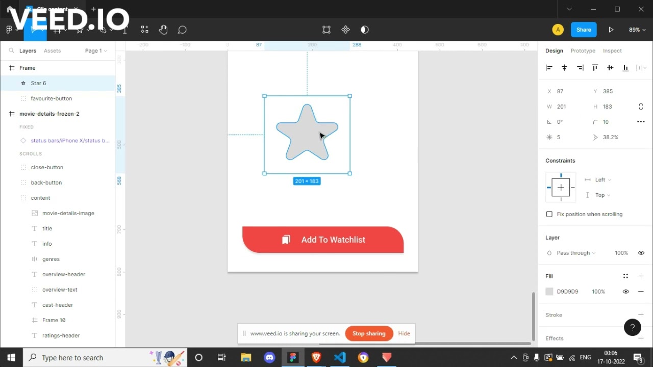 Change the diameter and radius of objects in figma? - YouTube