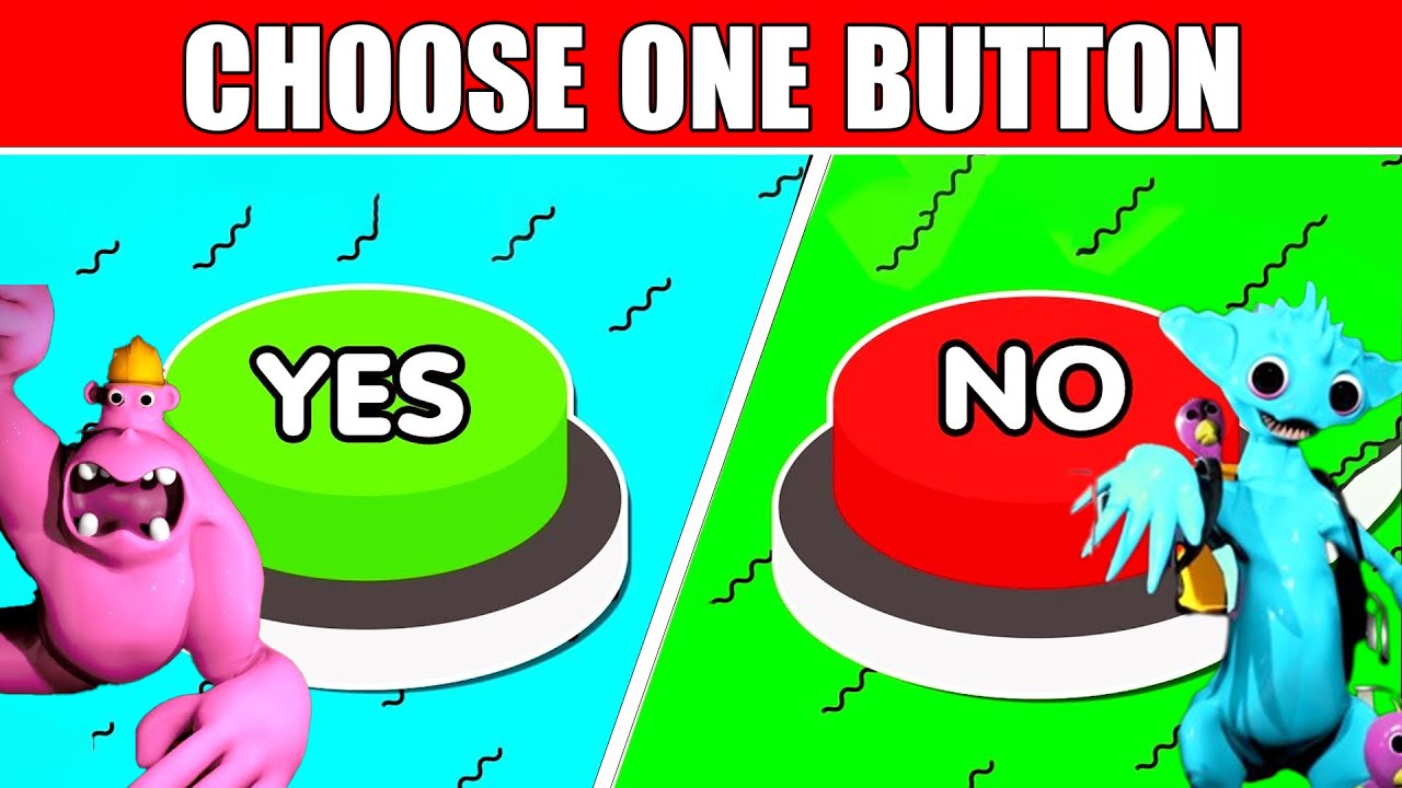 Choose One Button | Yes Or No Challenge | Garten Of Banban 4 | DOOM ...