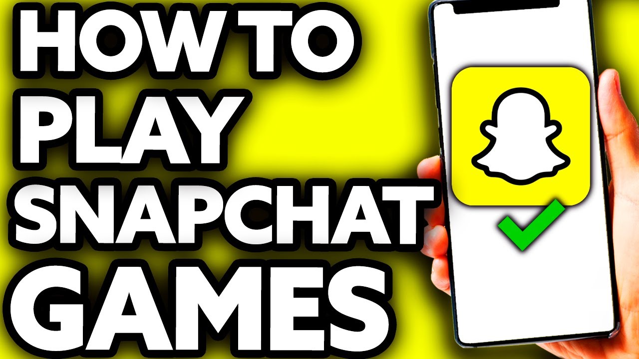 How To Play Snapchat Games With Friends [EASY] - YouTube