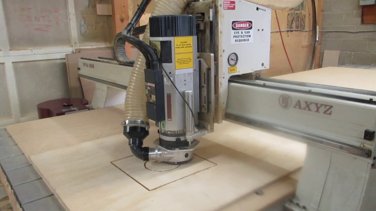 AXYZ 4012 CNC Router with ATC - YEAR 2012 - YouTube
