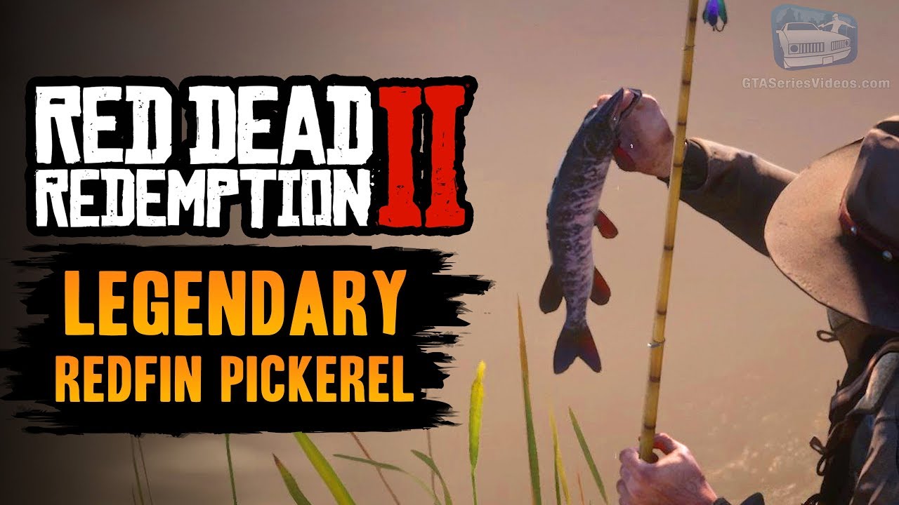 Red Dead Redemption 2 Legendary Fish - Legendary Redfin Pickerel - YouTube