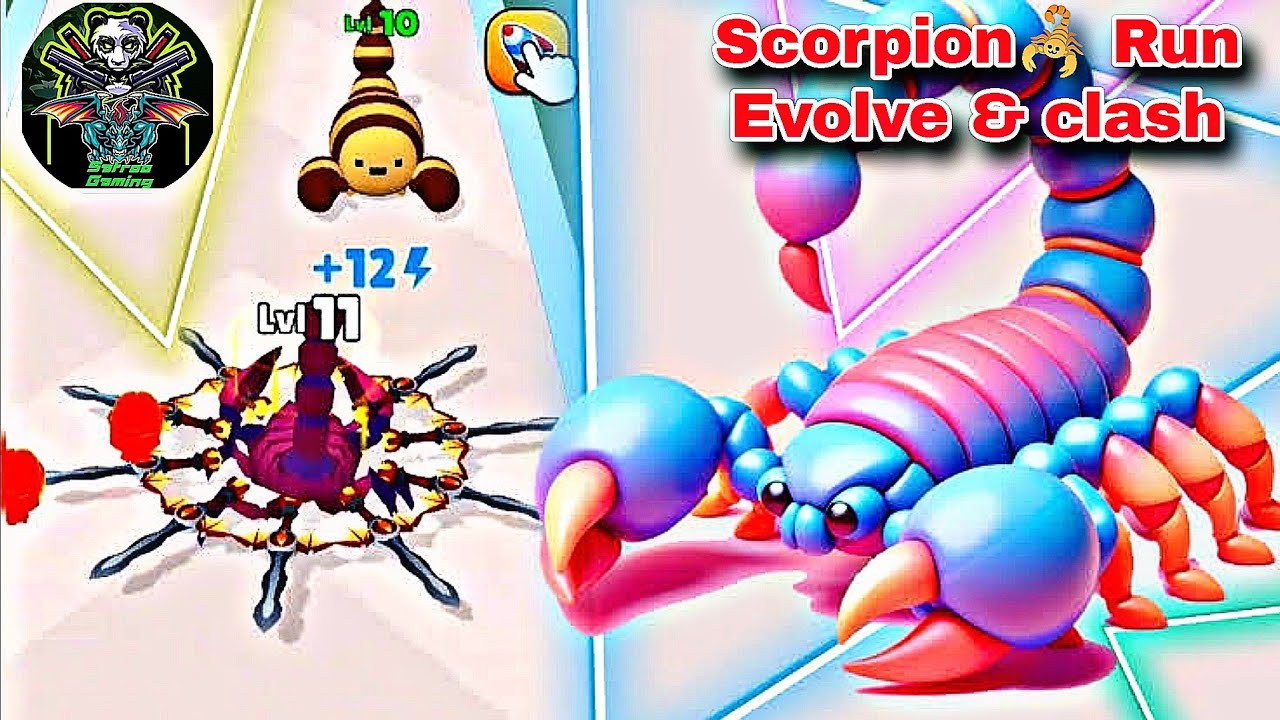 Scorpion run : Evolve & clash Live streaming #scorpion #runninggame # ...