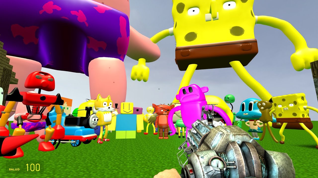 Memes 3D nextbots Gmod - YouTube