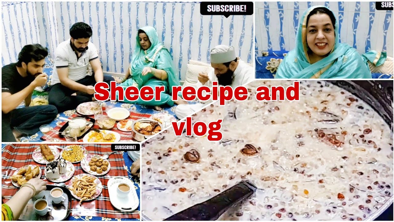 sheer recipe vlog | how to make sheer at home | nand ke ke liye sheer ...