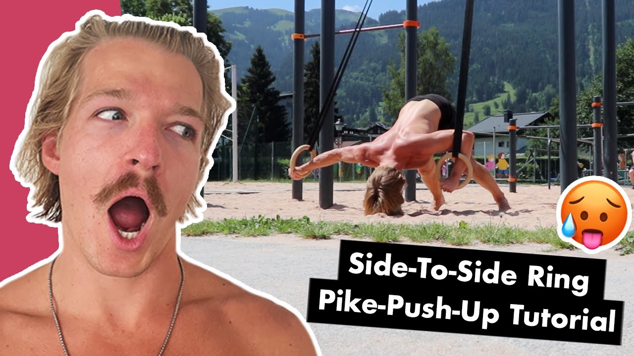 Ring Side To Side Pike Push Up | Schultern trainieren mit Ringen - YouTube