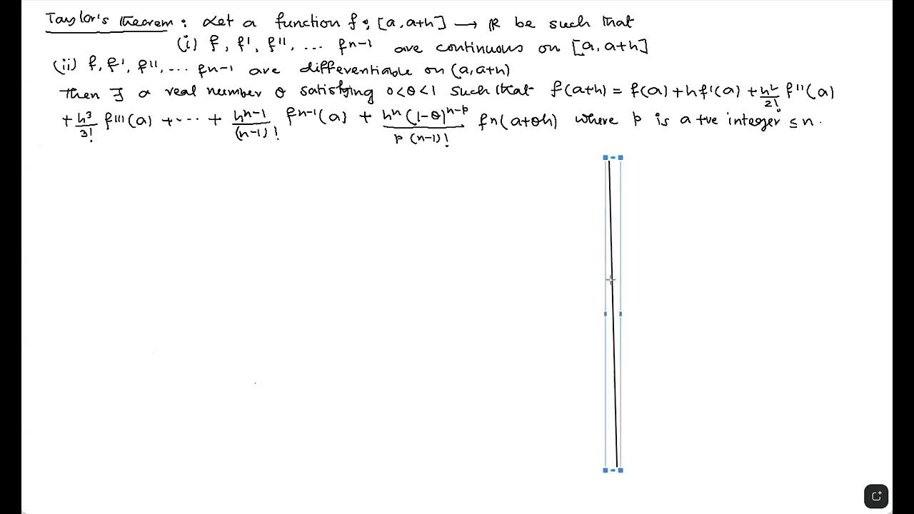 Lecture 32 || Taylor's & Maclaurin's Theorem || Differentiability || Real Analysis - YouTube