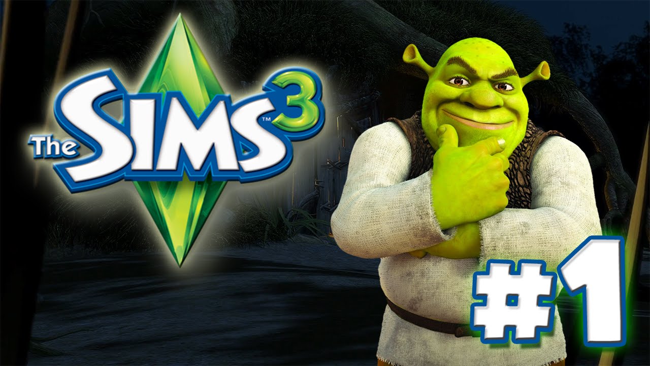 The Sims 3 - Episode 1 - Shrek's Swamp Cabin - YouTube