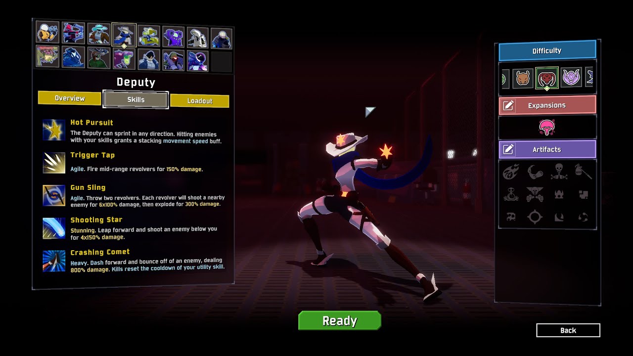 RoR2 Deputy Survivor Mod Showcase | Simulacrum Wave 40 - YouTube