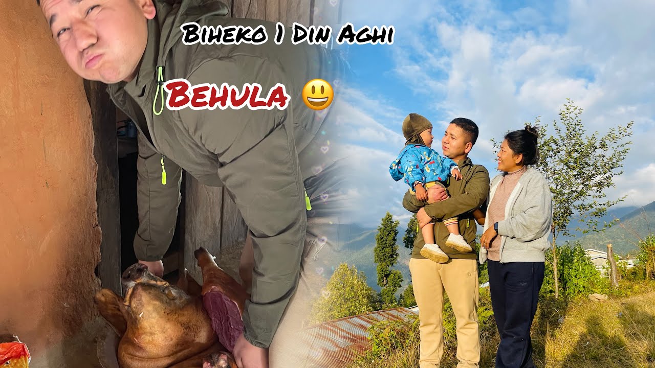 Biheko Aghillo Din || Sabai Family Bakshila Bazar Khotang Ghumiyeu ...