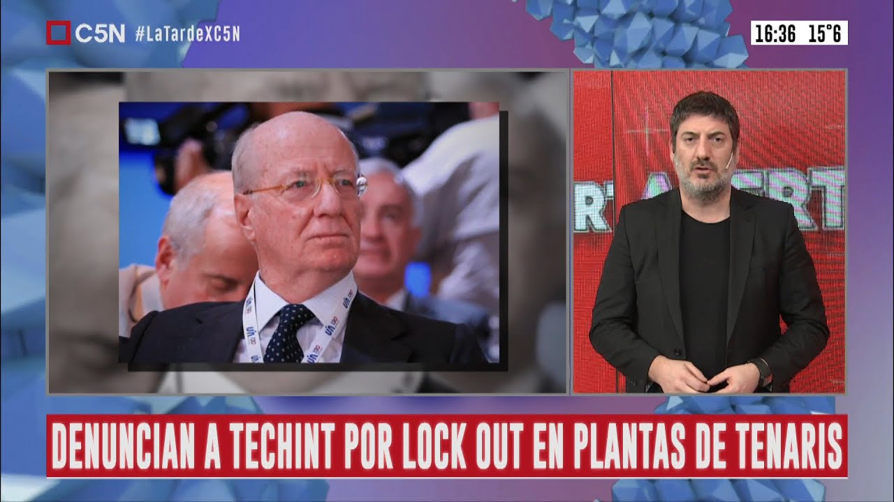 Denuncian a Techint por lock out en plantas de Tenaris - YouTube