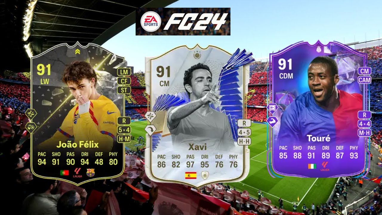 PRESENTATION DE MON EQUIPE 2.0 EN MODE BARCA SUR FC 24 !!! DES SURPRISES EN MODE TIKI TAKA ...