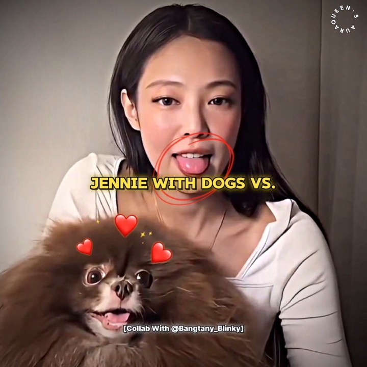 She is great with DOGs but cats hit DIFFERENT!😂💓🫶🏻 #kpop #blackpink # ...