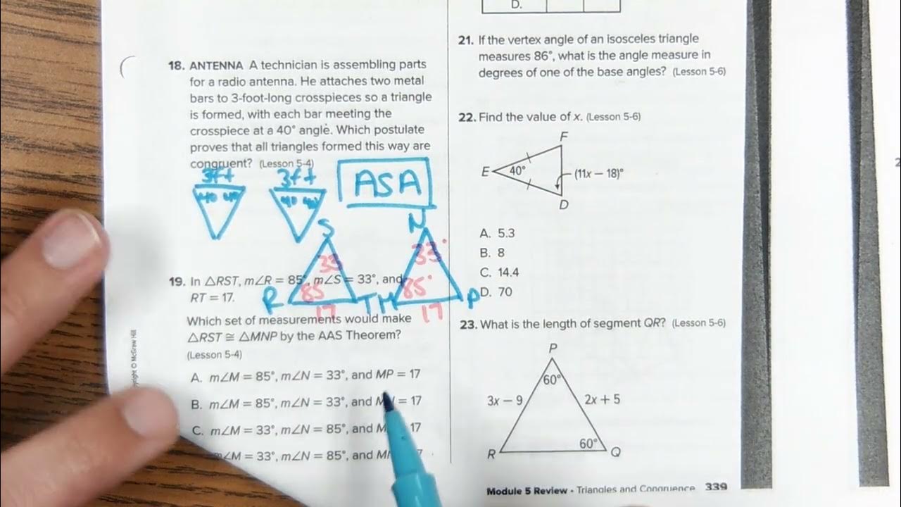Geometry Midterm Review!! Module 5 Review Page 339 in McGraw Hill ...