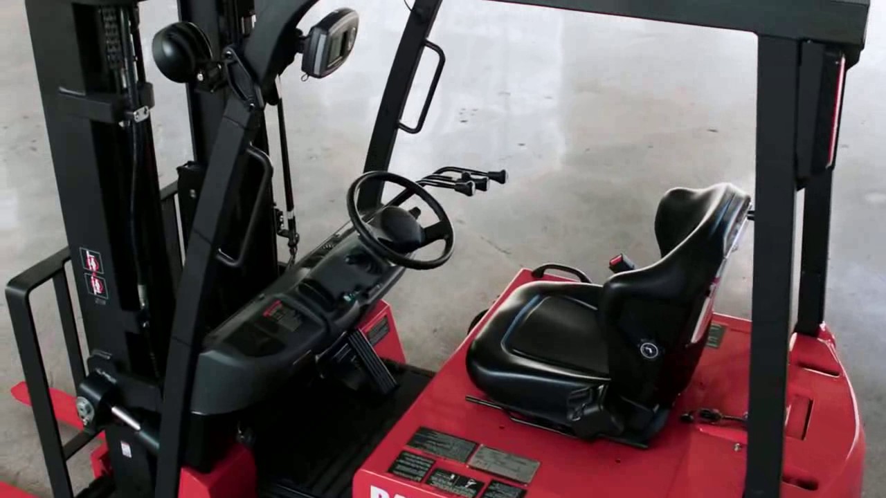 Raymond 4750 Sit Down Forklift Performance You Can Count On1 - YouTube