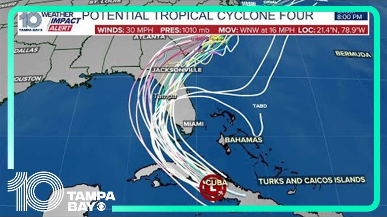 LIVE WEATHER UPDATE | Tracking Potential Tropical Cyclone Four - YouTube