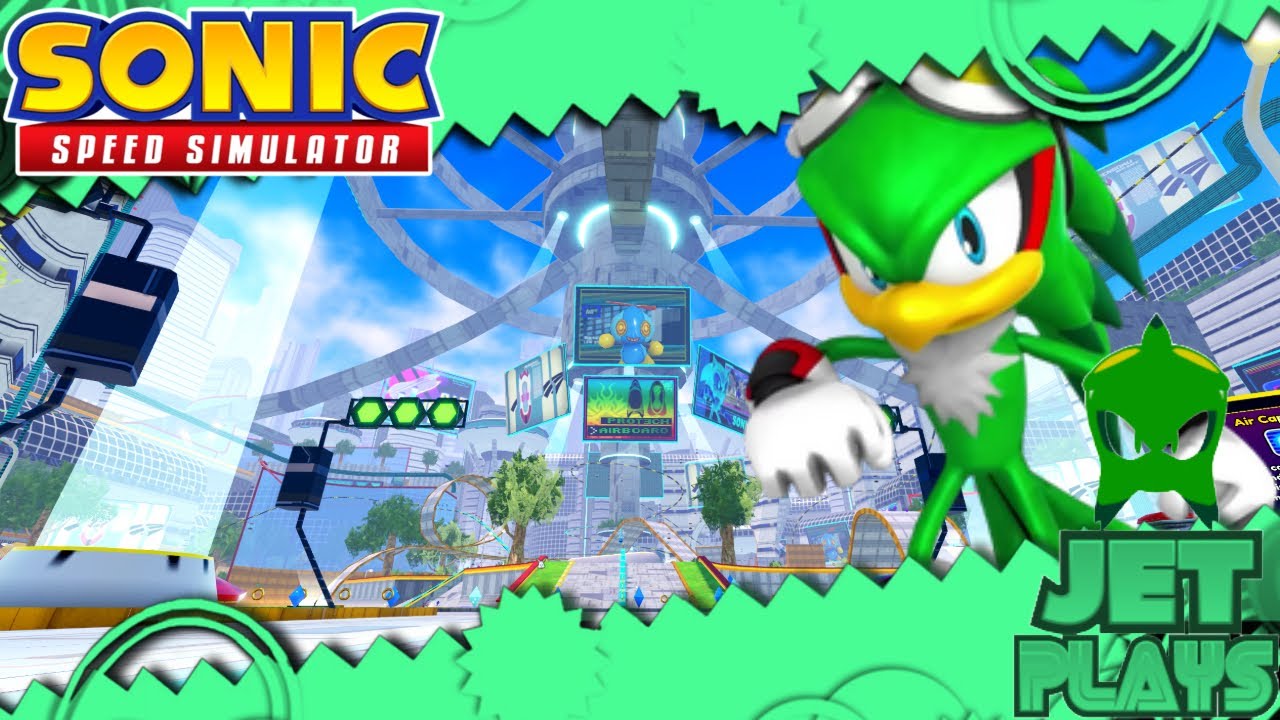 JET PLAYS SONIC SPEED SIMULATOR - YouTube