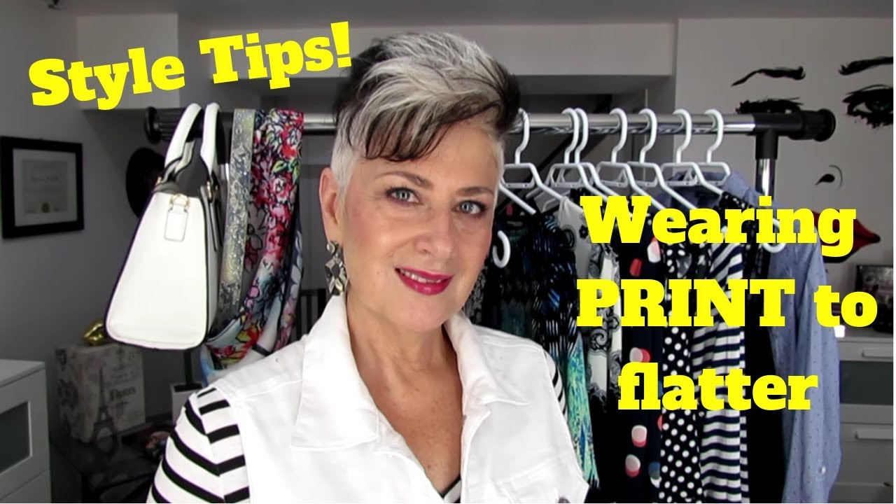 TIPS ON HOW TO WEAR PRINT TO FLATTER | STYLE OVER 50 - YouTube