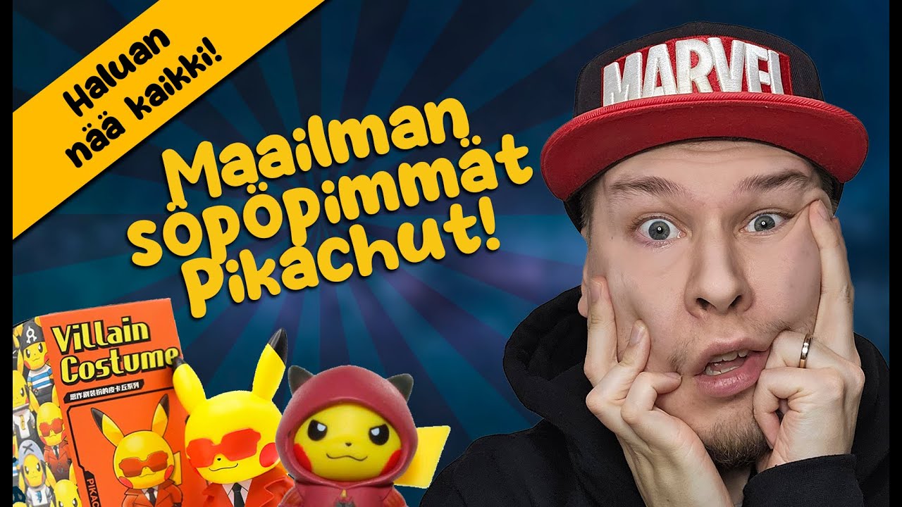Availlaan: Pikachu Villain Costume -figuureja! - YouTube