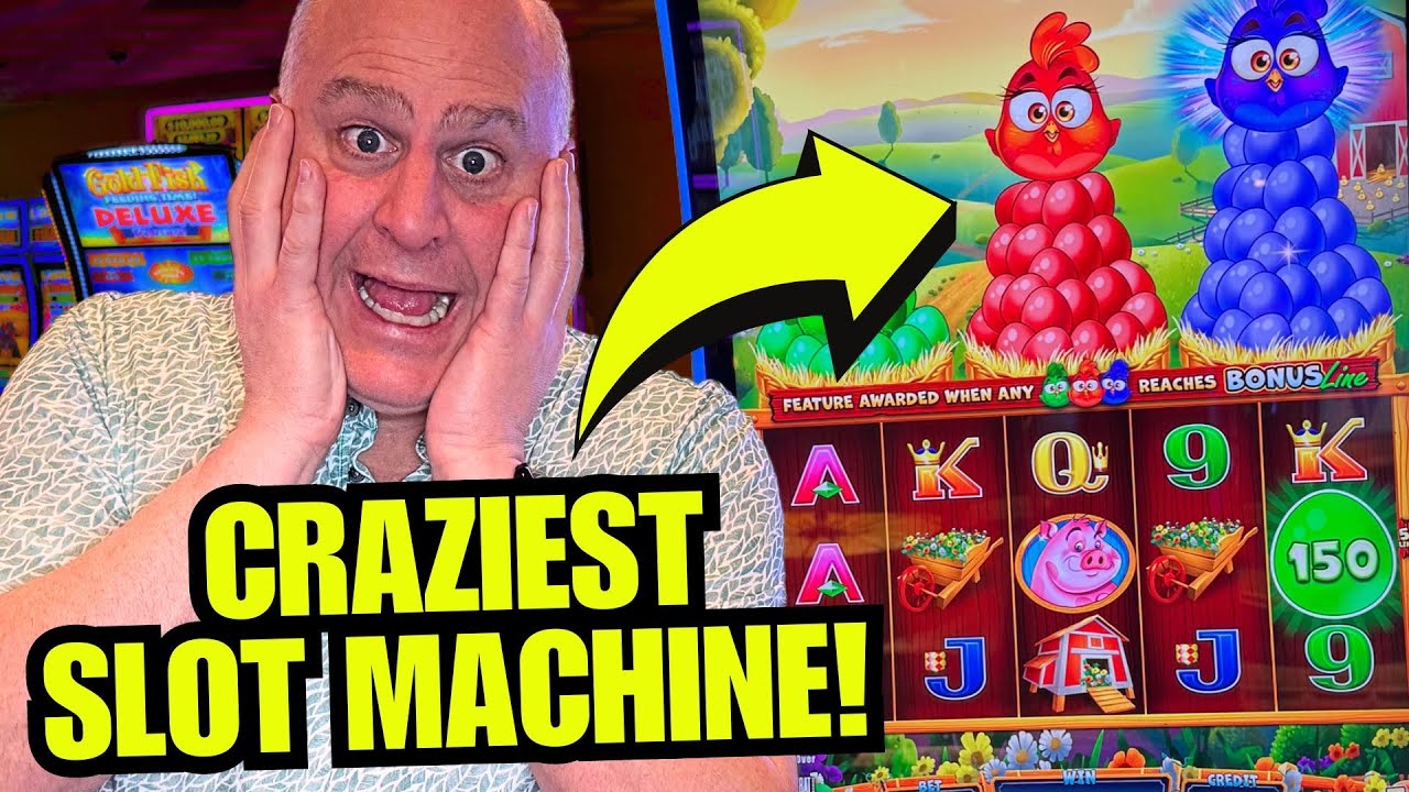 THE CRAZIEST SLOT MACHINE I HAVE EVER PLAYED! - YouTube