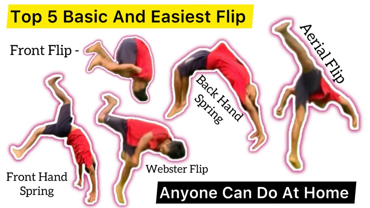 Top 5 Basic And Easiest Flip || Anyone Can Do At Home || - YouTube