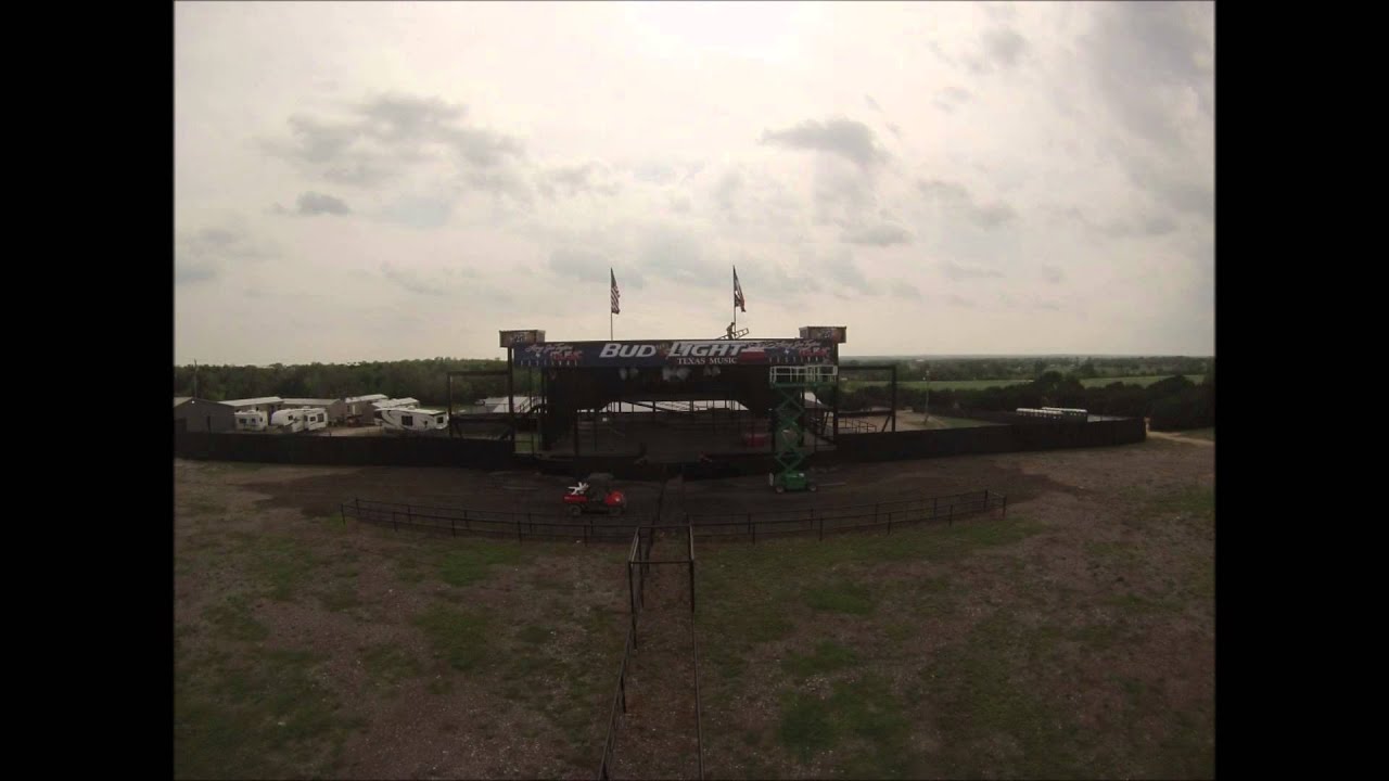 Bud Stage Banner Time Lapse - YouTube