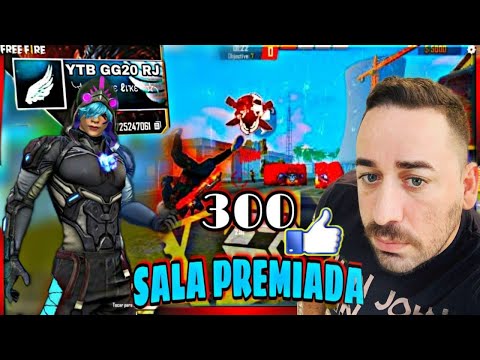 FREE FIRE-AO VIVO 💥300 LIKES 👍 SALA PREMIADA!X1 DOS CRIAS ,X PISTOLA!LIVE -ON DO GG20 RJ
