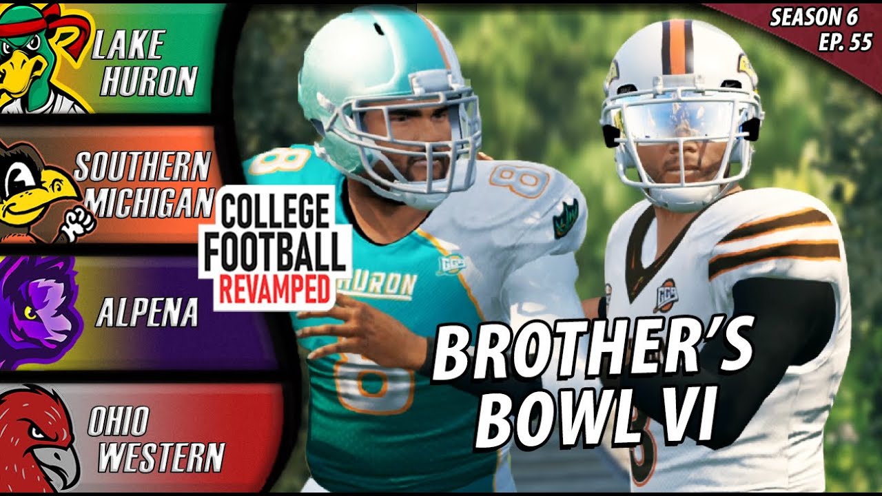 BROTHER'S BOWL VI | 4-Team MAC NCAA Football 14 Revamped Dynasty Ep. 55 ...