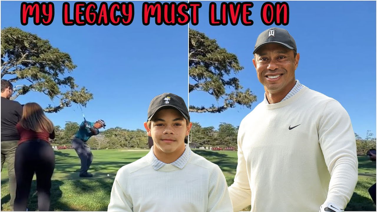 Watch Tiger Woods and son Charlie enjoy a round on Pebble Beach's The ...