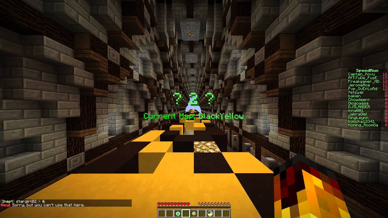 Minecraft Speedrun Minigame - YouTube