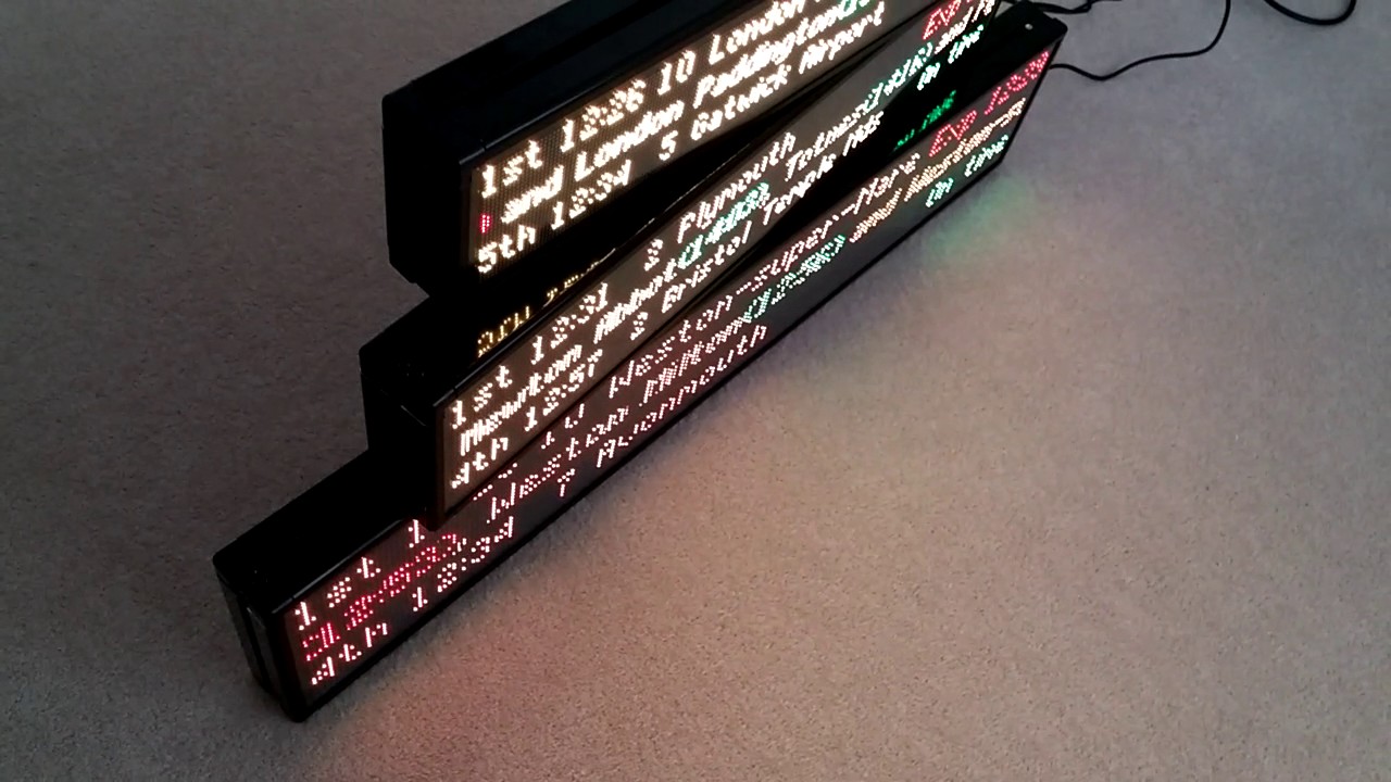 P25, P3, P4 UK DEPARTURE BOARDS - YouTube