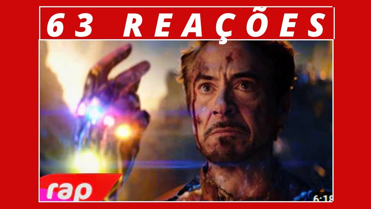 MULTI REACT Rap do Homem de Ferro (Vingadores: Ultimato) - EU SOU O ...
