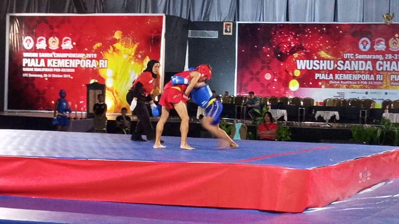Semi final kelas 52kg putra kejurnas pra pon 2019 semarang edowar ...