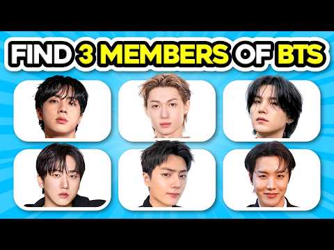 Find 3 Members Of The Kpop Group | Kpop Game