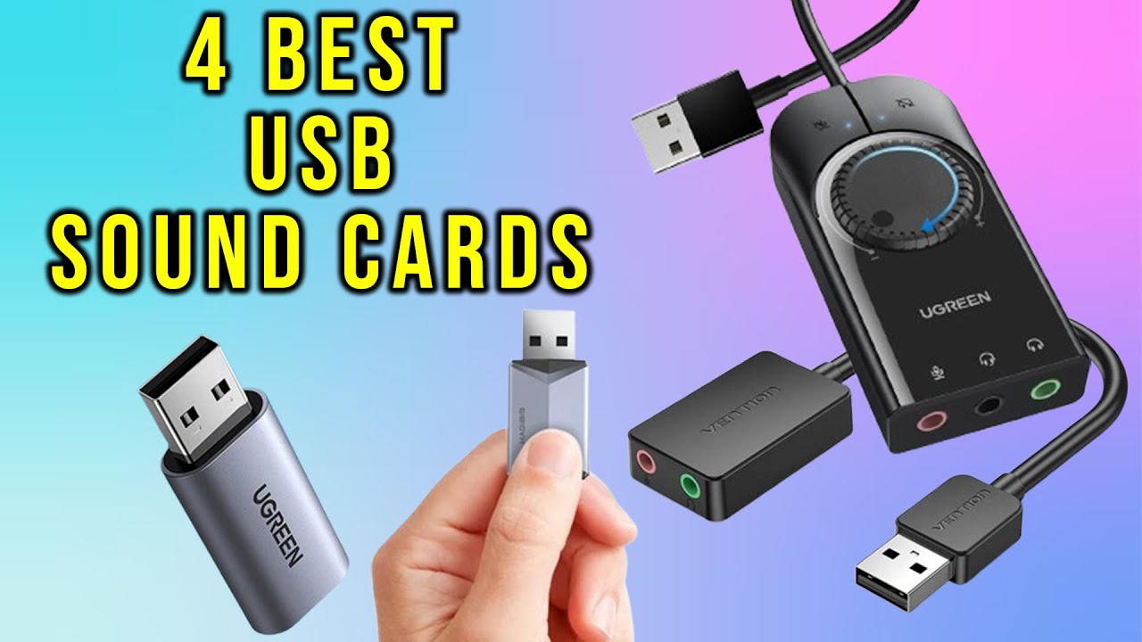 Top 4: Best USB Sound Card for 2025 - YouTube