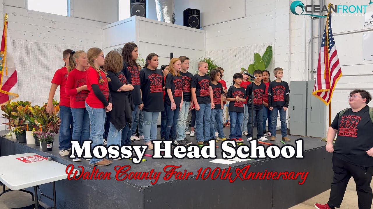 Walton County Fair 100th Anniversary: Mossy Head School Chorus - YouTube
