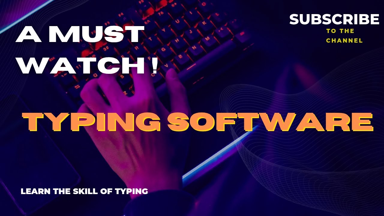 Typing software | A Beginner Guide | Learning to use typing software ...