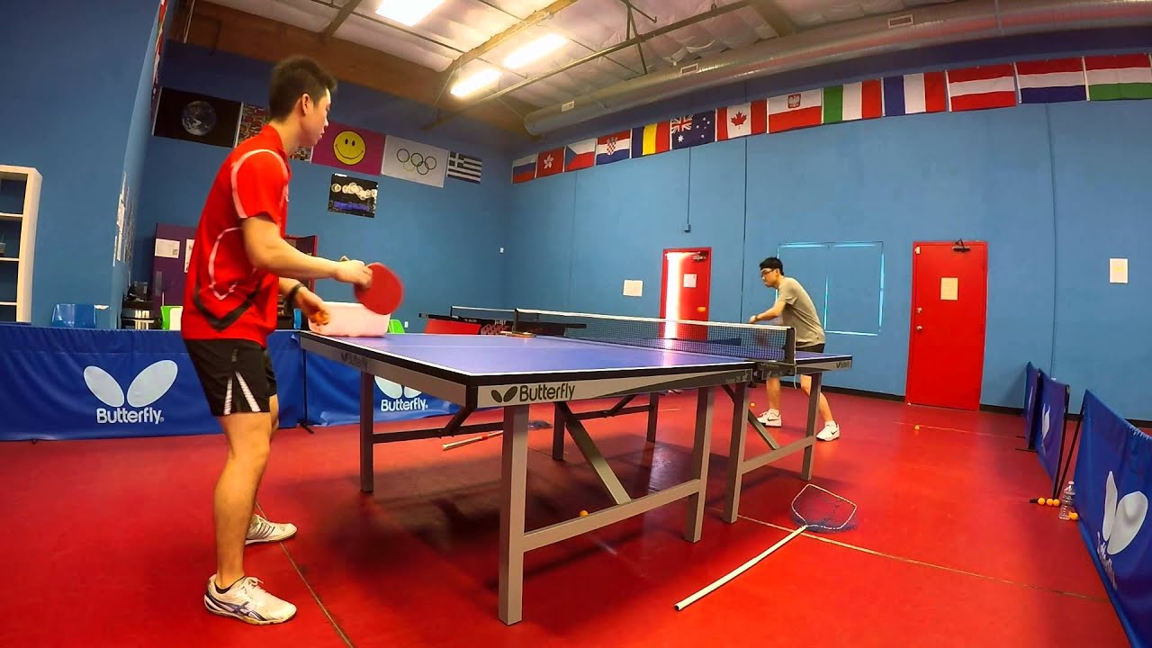 Ping pong training III - YouTube