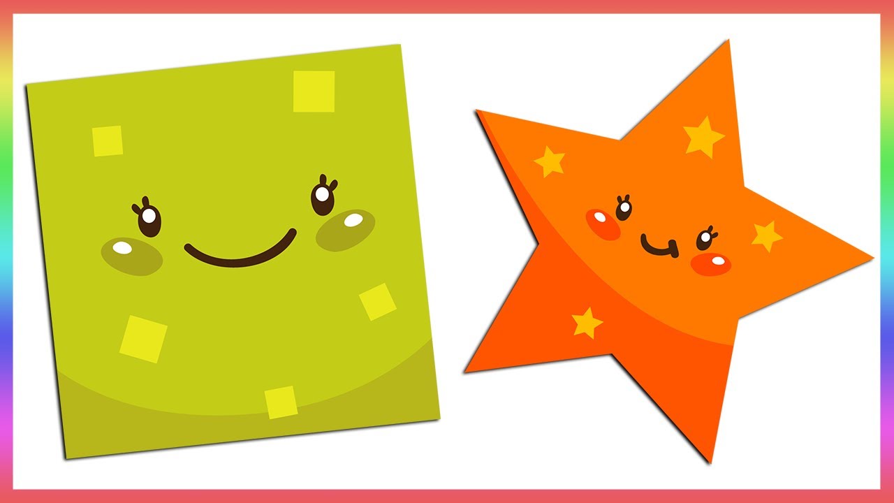 Shapes! Learn the Names of Shapes in English for Children - YouTube