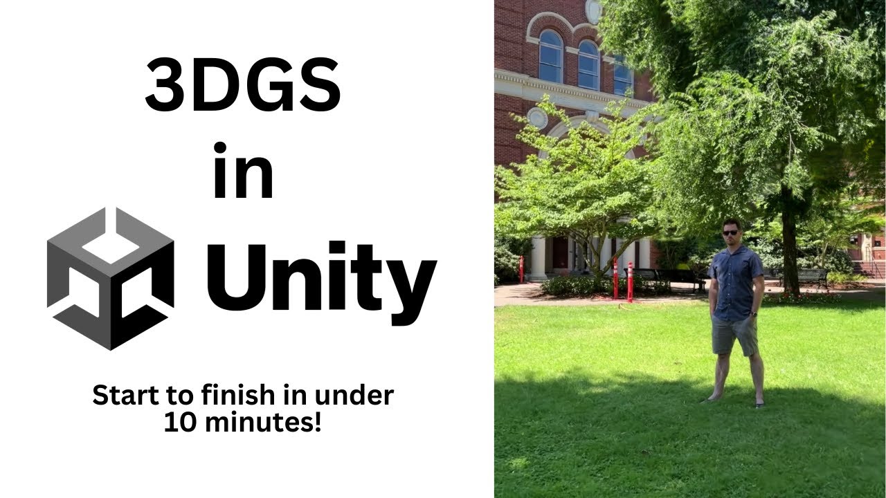 How To View 3d Gaussian Splatting Scenes In Unity Youtube