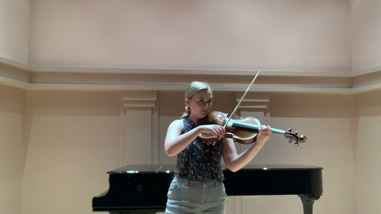 Bach Cello Suite 6, Courante | Molly Wise, viola - YouTube